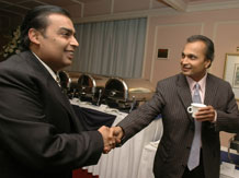 Ambanis sign first deal since split