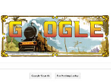 Google marks India's first passenger train journey with doodle