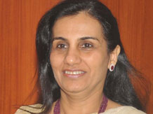 Kochhar moves up on women power list; NSE's Ramkrishna debuts