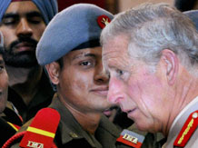 Prince Charles takes royal walk at IMA, FRI