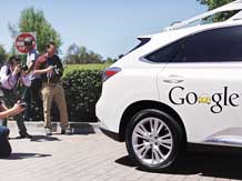 Look, no hands! Test driving a driver-less Google car | Business ...