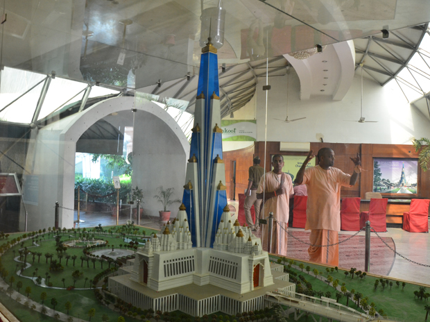 Heavenward bound: ISKCON's new temple at Vrindavan | Business Standard News
