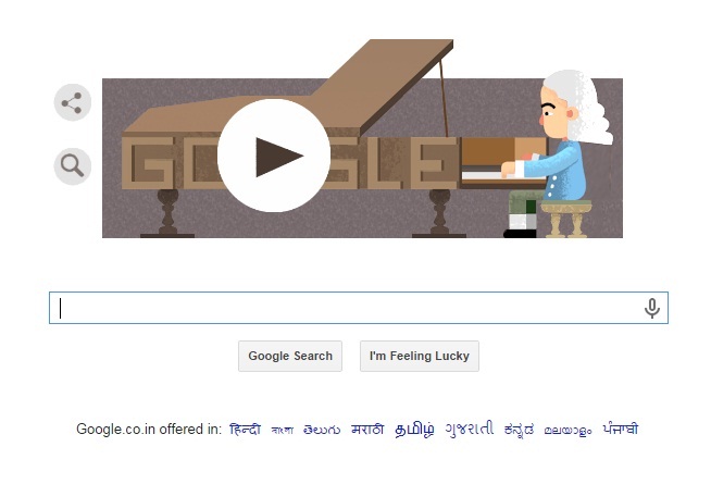 Google's doodle pays tribute to the king of musical instruments ...