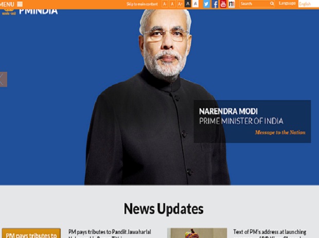 Revamped PMO website now has 'write to PM' option