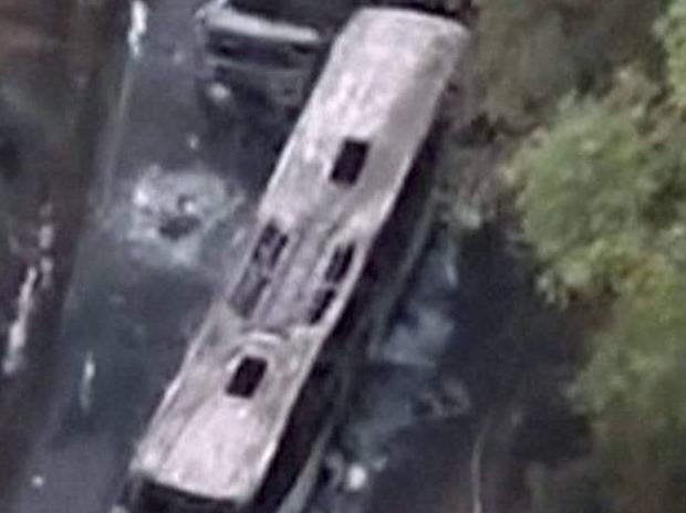French investigators try to identify coach crash victims