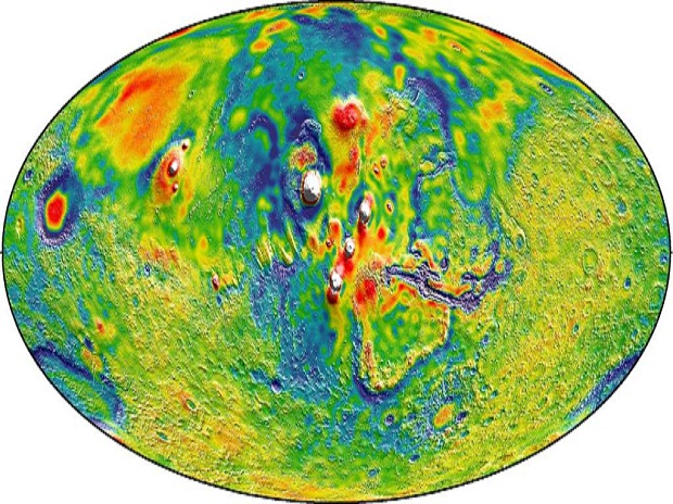 New Mars gravity map reveals chilling details