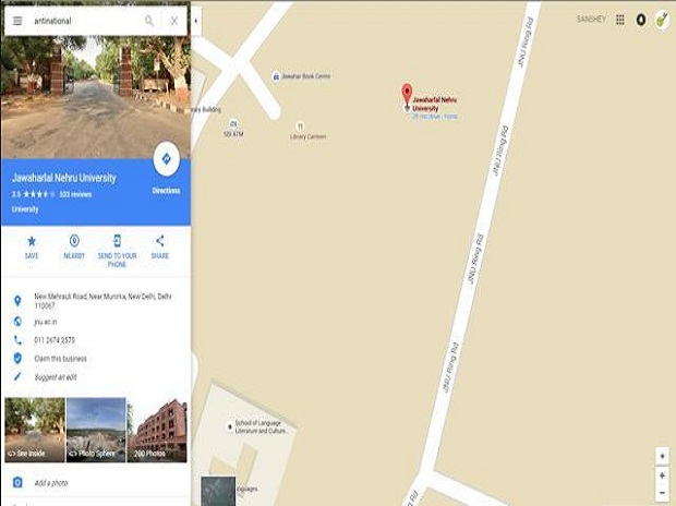 Search for 'sedition' and 'anti-national' on Google Maps, will lead you ...