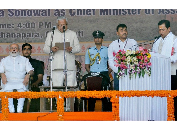 Assam's first BJP CM takes oath