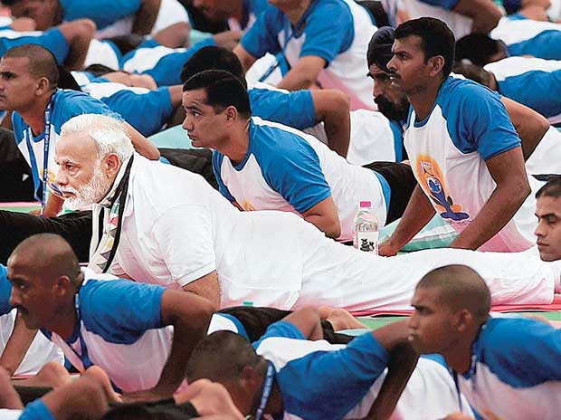 PM leads International Yoga Day celebrations
