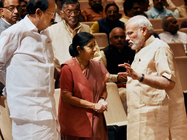 Swaraj praises, Modi smiles & MPs get ready for a ride