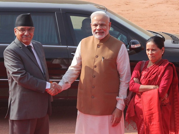Nepal PM Pushpa Kamal Dahal accorded ceremonial welcome at Rashtrapati ...