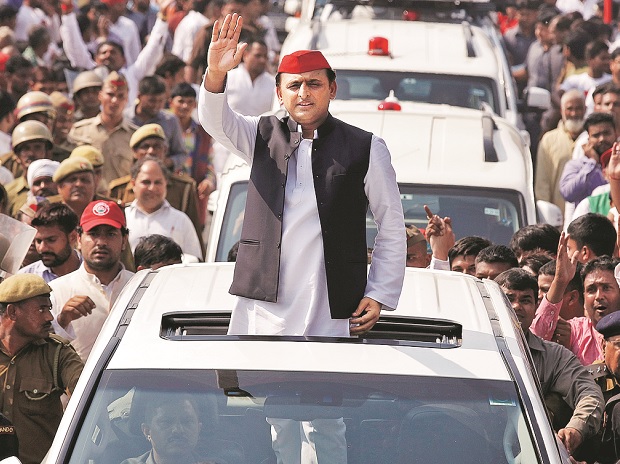 UP polls: Akhilesh wins 'cycle' war, alliance with Congress looks possible