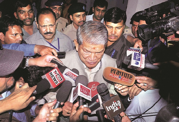 Former CM stages dharna for CBI probe into Ankita Bhandari murder