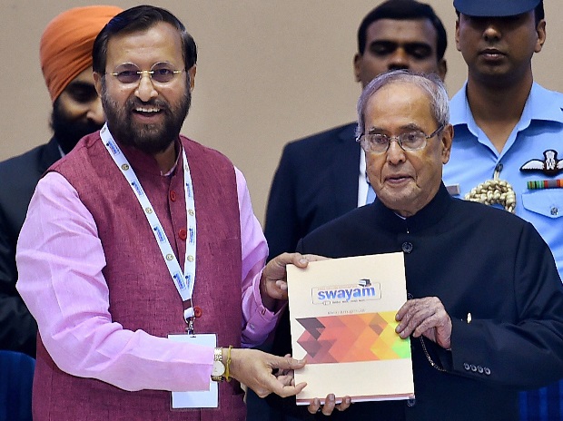 Prez Pranab launches govt's 'Swayam' programmes for digital education