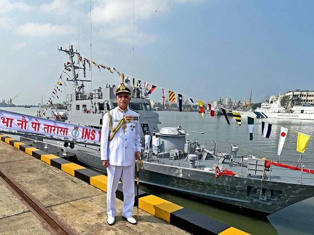 Water jet fast attack craft INS Tarasa commissioned into Indian Navy today