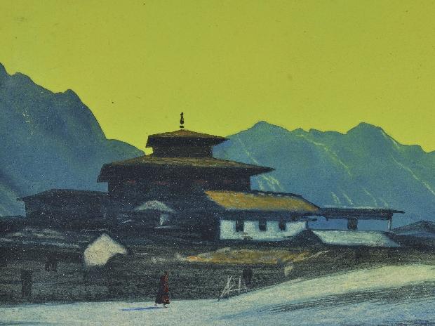 Monumental world contained in Bireswar Sen's miniature landscapes ...