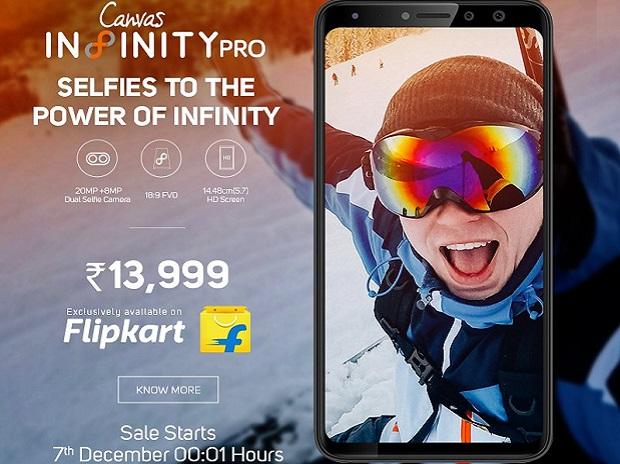 Micromax launches 'Canvas Infinity Pro' for Rs 13,999