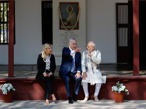 In pics: Modi, Netanyahu bond in Gujarat; hold grand roadshow in Ahmedabad