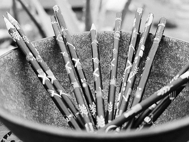 Saving trees: Art of sprouting eco-friendly pencils from recycled ...