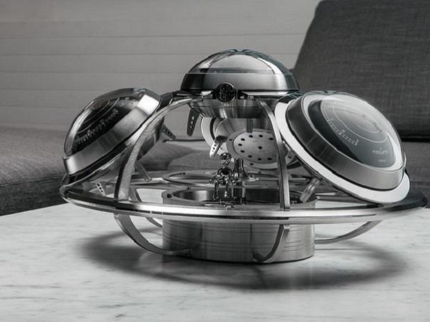 This $55,000 desktop UFO tells the time, weather, your quirky taste ...