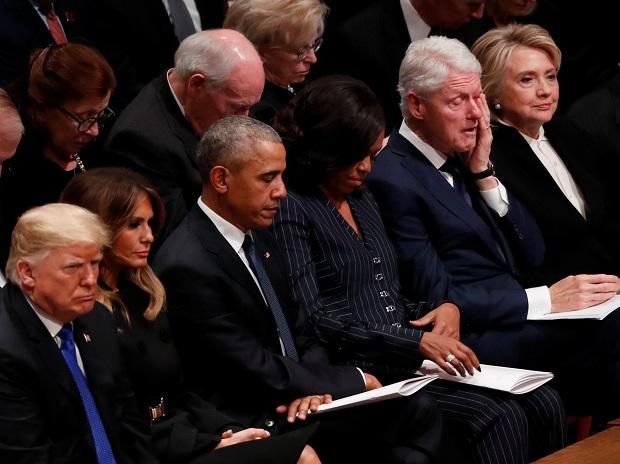 'America's last great soldier-statesman': Bush honoured at state funeral