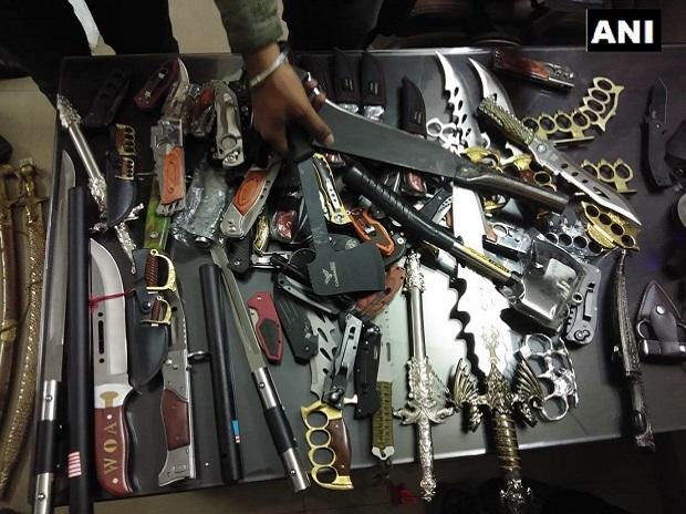 Maharashtra: Swords, guns, other 170 weapons seized from BJP worker's shop