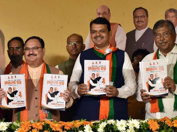 BJP promises 5 cr jobs, housing for all in Maharashtra poll manifesto ...