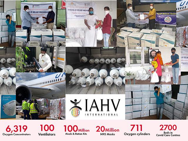 IAHV making an impact across the Covid Relief Value chain: provides relief worth 100 crores