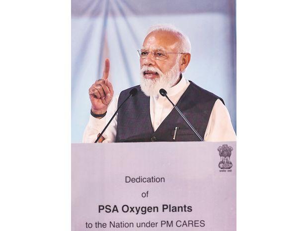 Modi inaugurates 35 PSA oxygen plants established under PM CARES fund ...