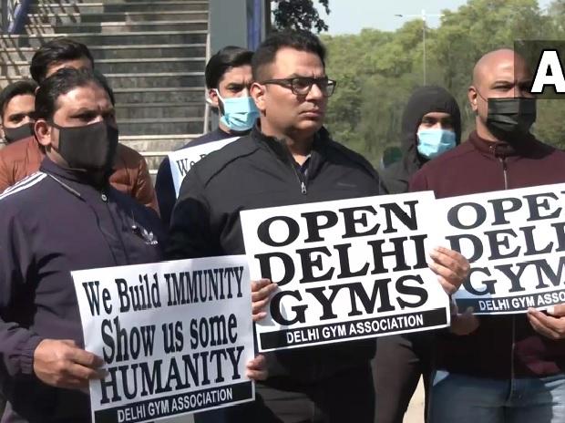 Delhi gym owners stage protest, demand fitness centres be allowed to ...