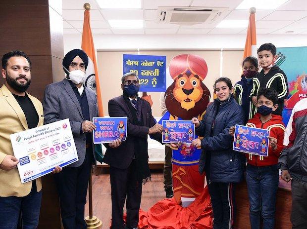 To spread voter awareness, Punjab's CEO unveils election mascot ...