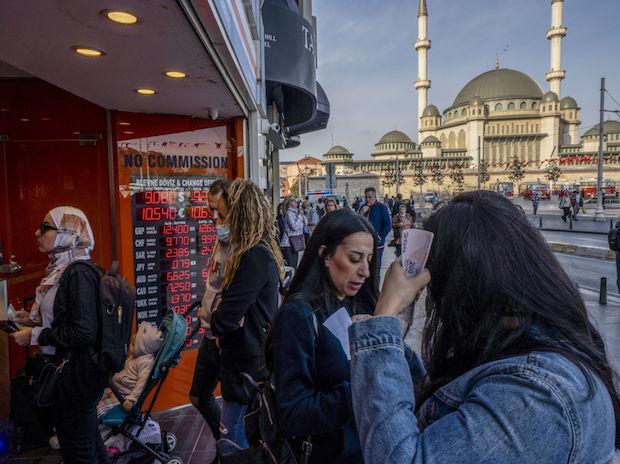 Inflation in Turkey hits record 48.7% following interest rate cuts ...