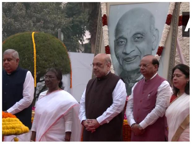 President Mumru Shah Pay Tributes To Sardar Patel On Birth Anniversary