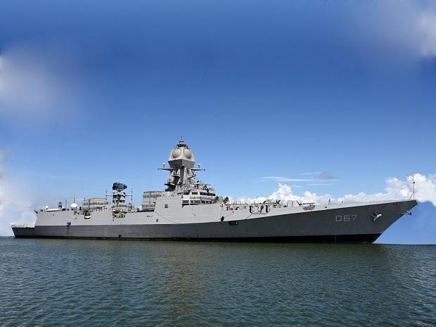 Stealth guided missile destroyer Mormugao commissioned into Indian Navy ...