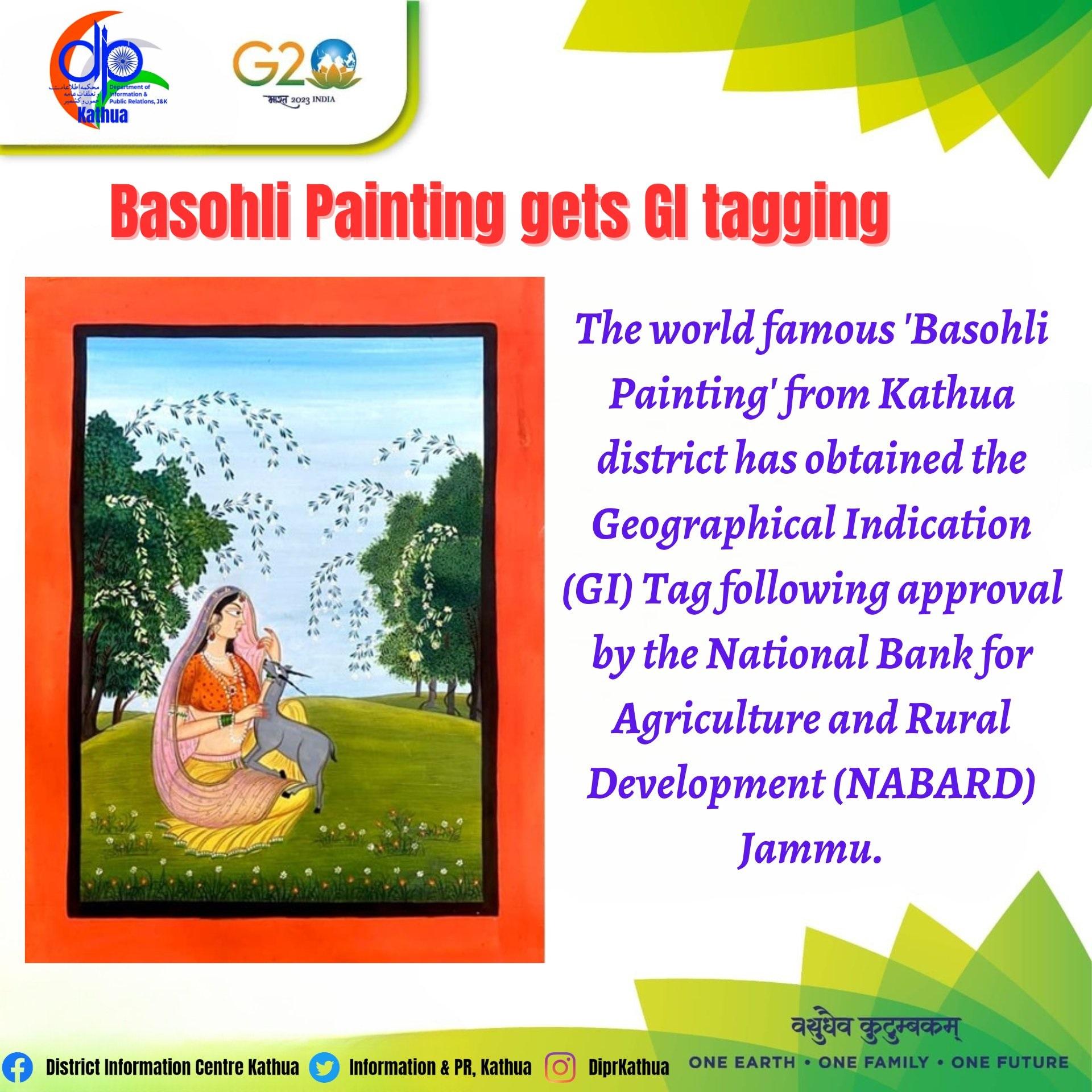Famous Basohli painting from Jammu and Kashmir's Kathua gets GI tagging ...