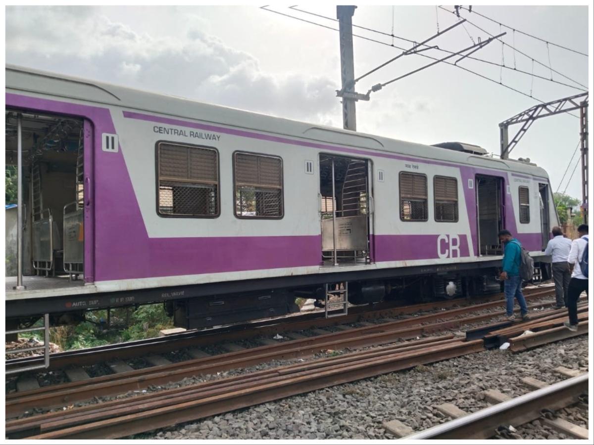 Empty rake of local train derails near Mumbai; no casualty, train ops ...