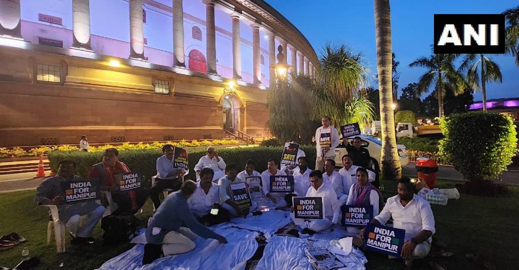 Oppn To Wear Black Clothes To Parliament Tomorrow To Protest Over Manipur