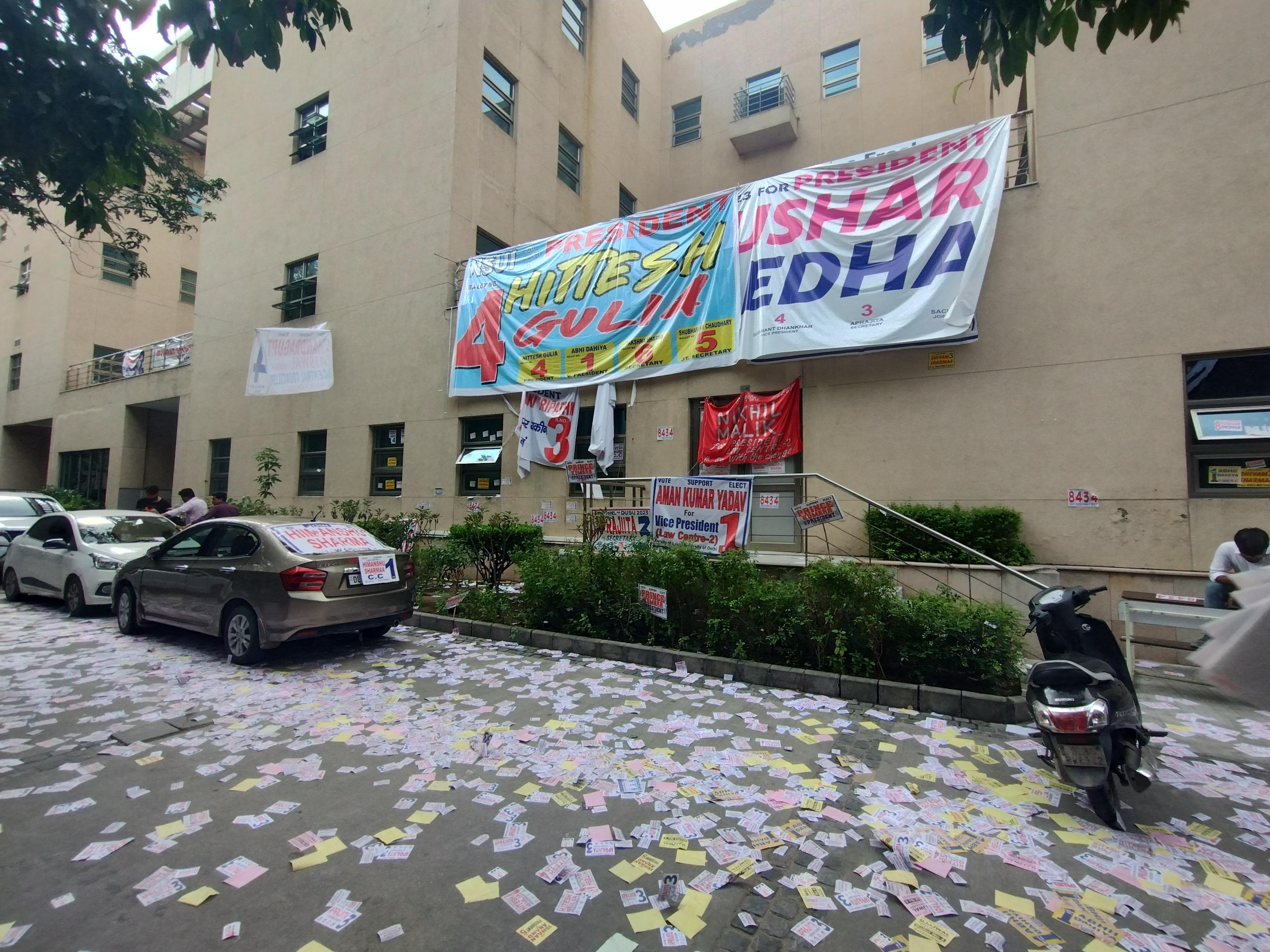 Counting of votes in Delhi University Students Union election begins