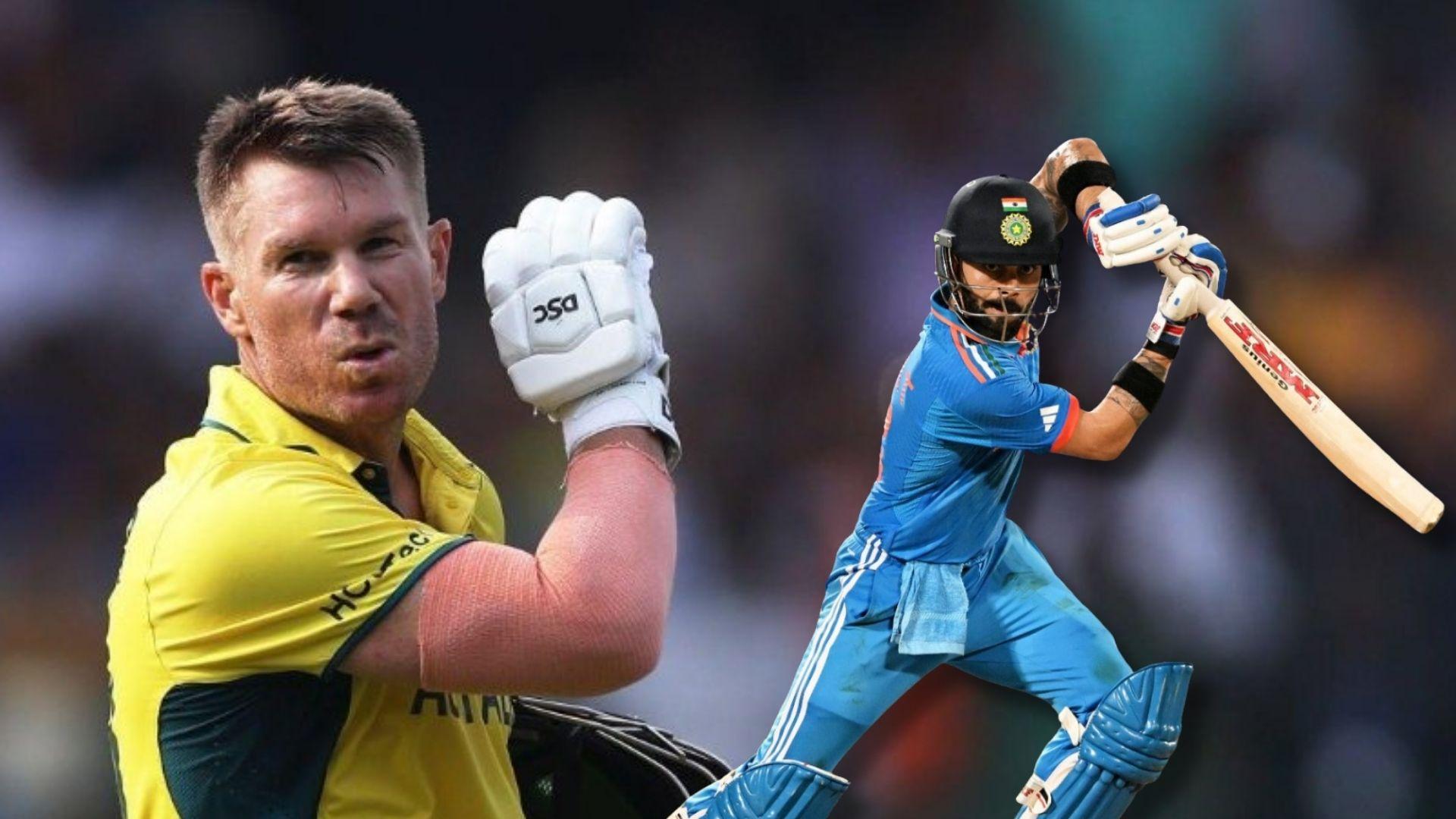 World Cup 2023: David Warner equals Virat Kohli record during AUS-PAK ...
