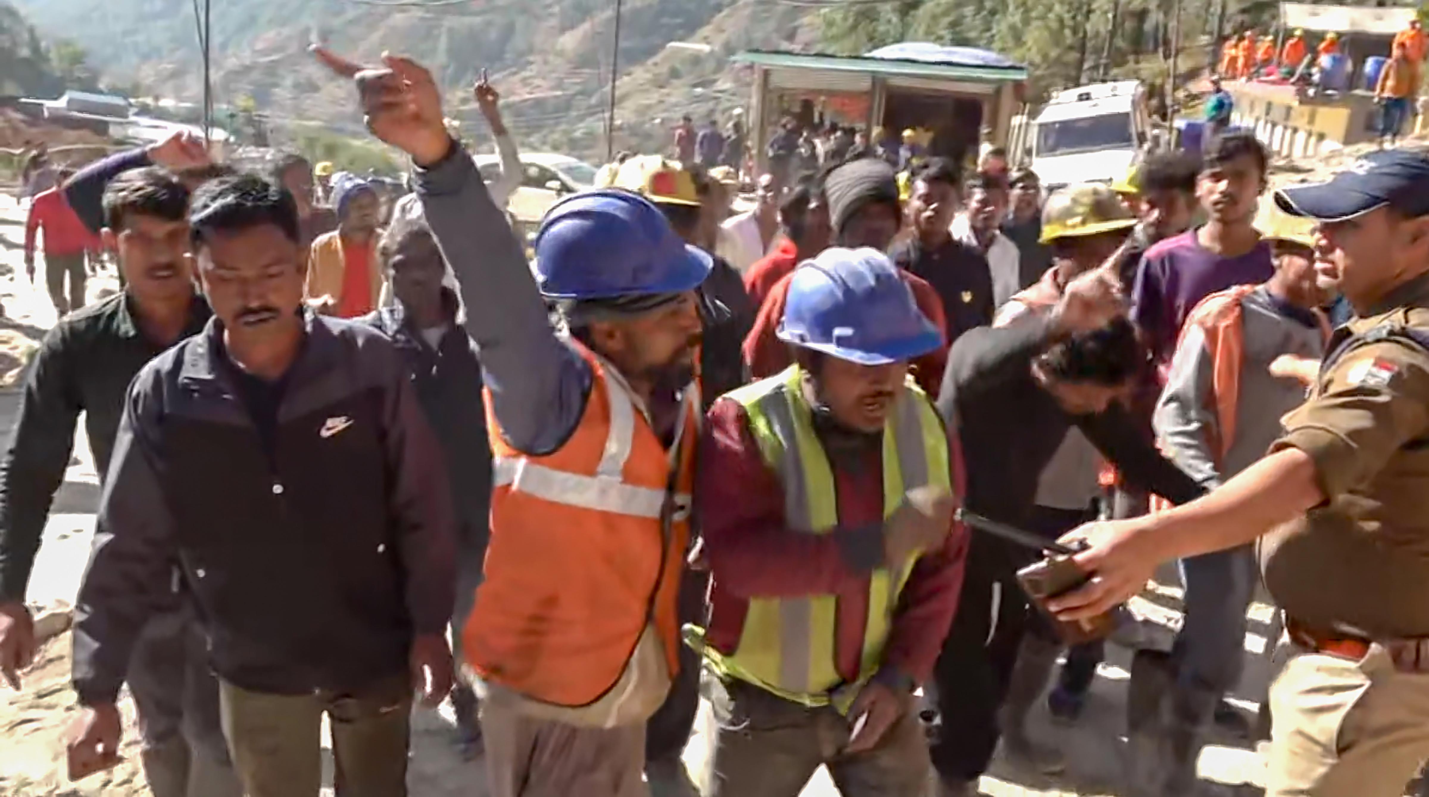 Uttarakhand tunnel collapse: Protests break out on fourth day of rescue ...