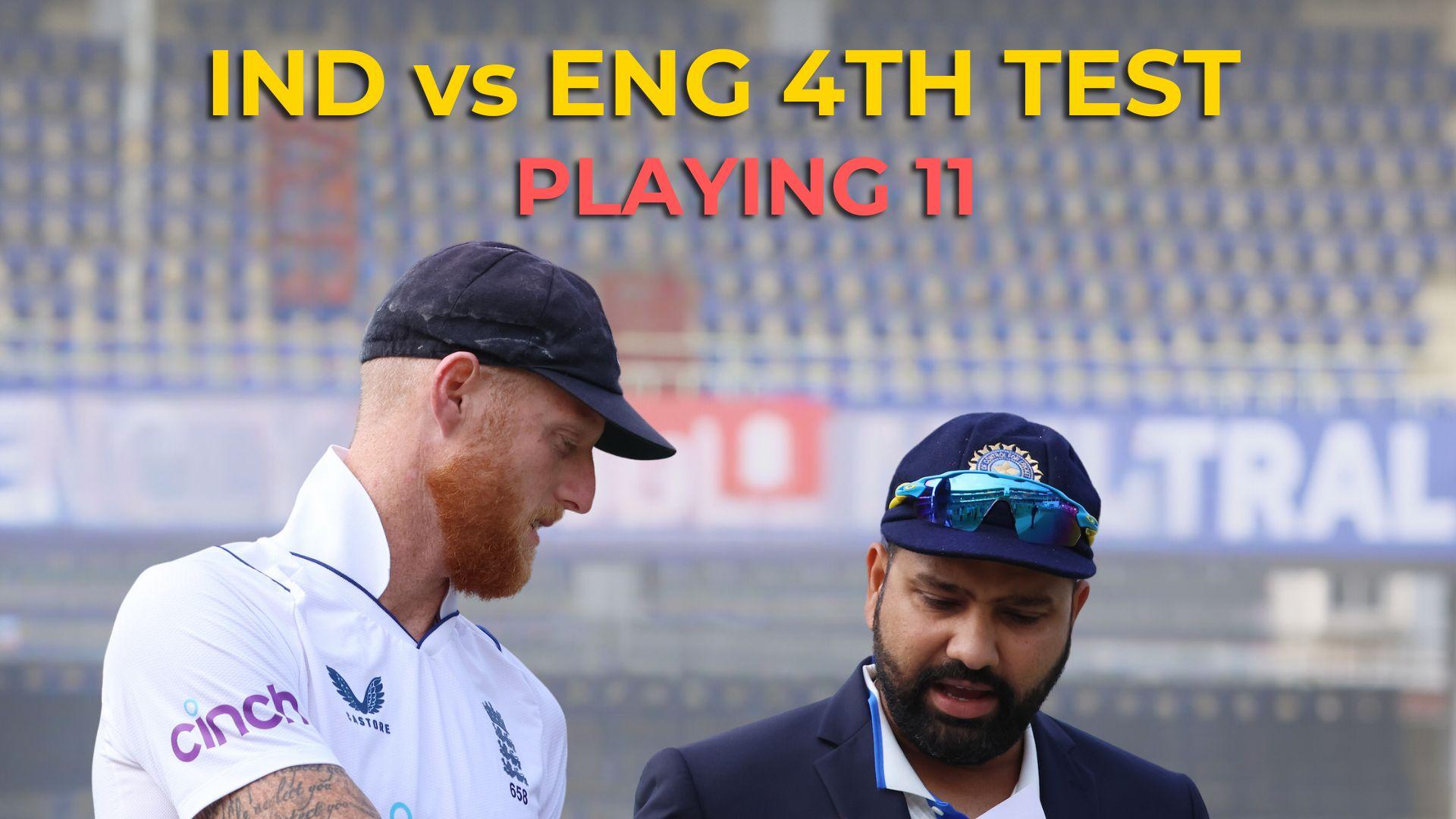 India vs England 4th Test Playing 11: Akash Deep makes his debut in ...