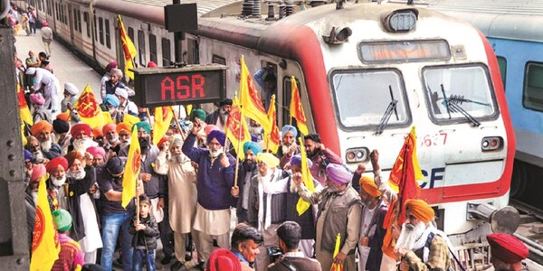 Farmers suspend 'rail roko' protest at Shambhu railway station in ...
