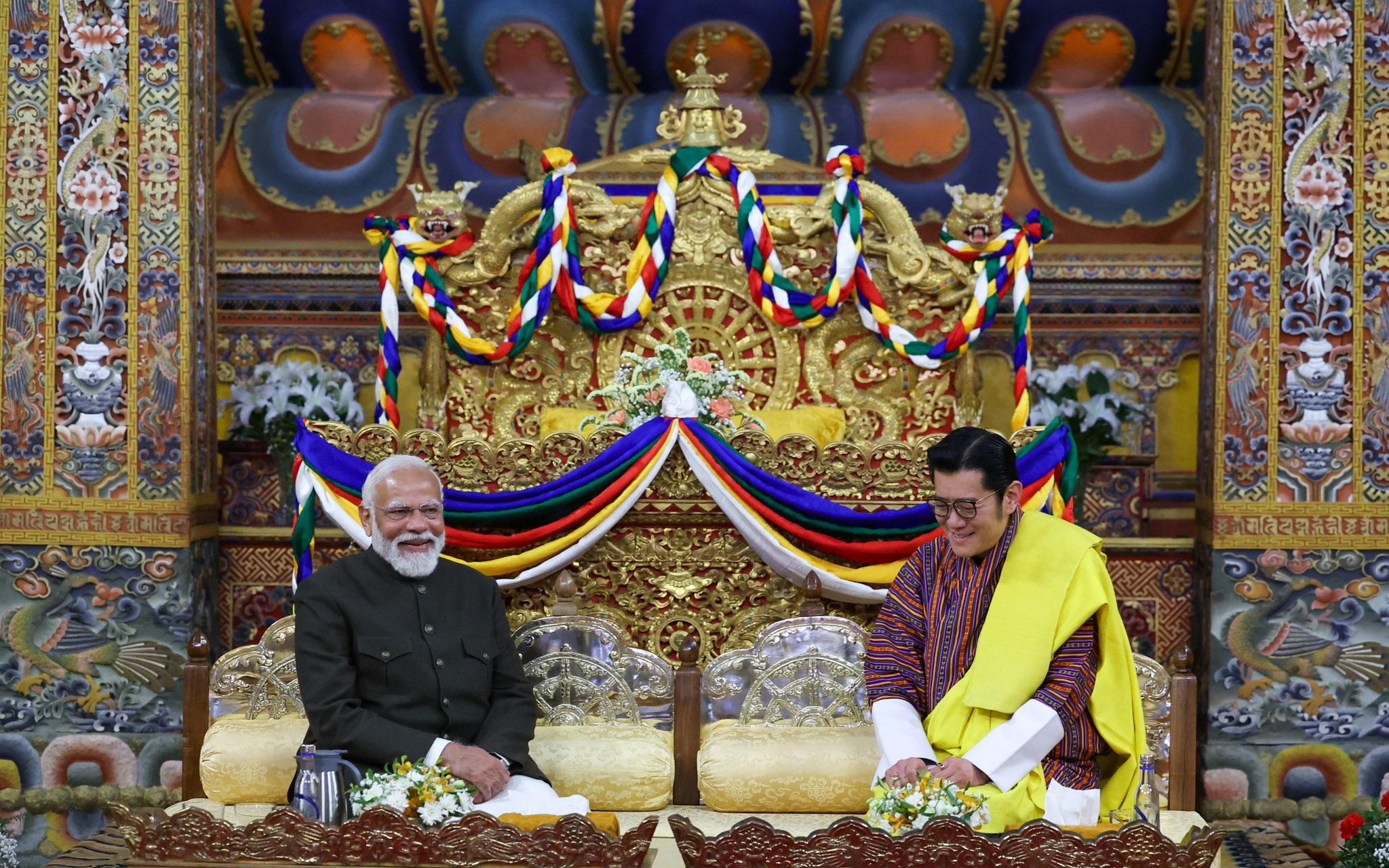 PM Modi bestowed Bhutan's highest civilian award 'Order of the Druk Gyalpo' | External Affairs ...