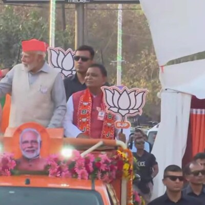 PM Modi, CM Yogi hold roadshow in Ghaziabad ahead of Lok Sabha elections | Lok Sabha Elections ...