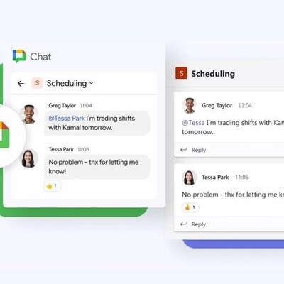 Google Chats now offers cross-messaging to Microsoft Teams, Slack and ...