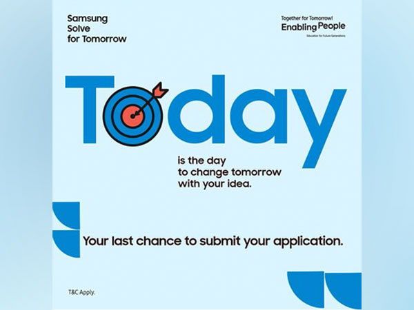 Last Day Today to Register for Samsung 'Solve for Tomorrow'; Submit ...