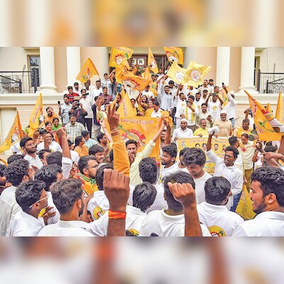 TDP, BJP and Jana Sena alliance march ahead in 165 out of 175 seats | News - Business Standard