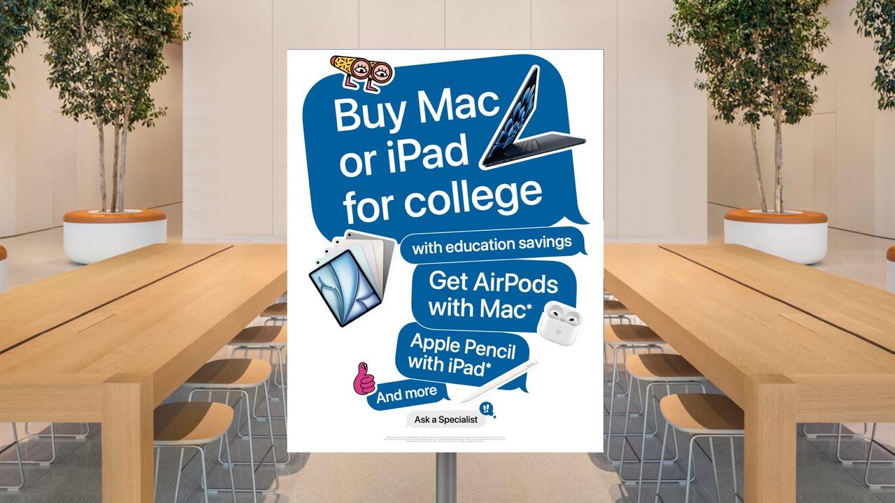 Back to School: Apple bundles AirPods with Macs, Pencil with iPads for ...