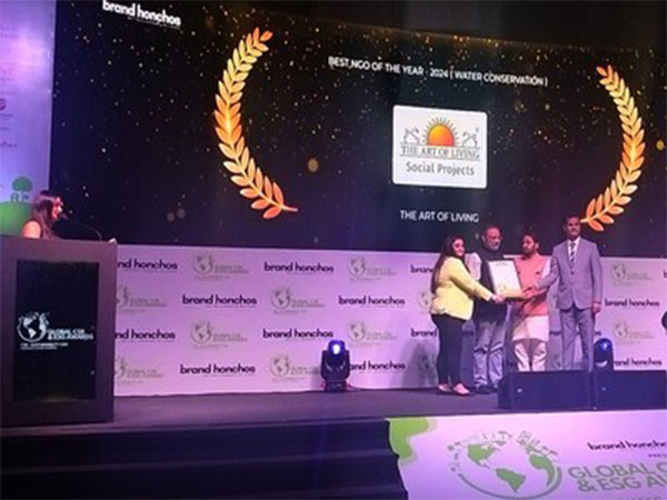 The Art of Living Bags Best NGO of 2024 Award