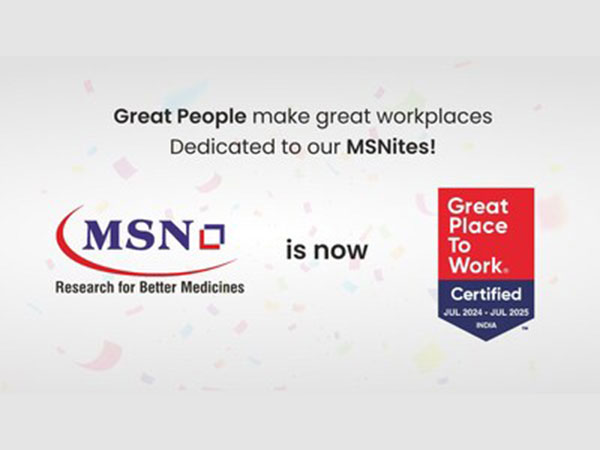 MSN Laboratories Earns Great Place to Work® Certification: A ...